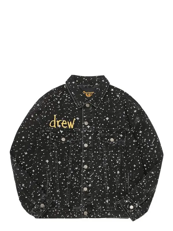 Drew House Denim Trucker Jacket - Starry Night