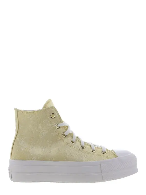 CONVERSE Chuck Taylor All Star Lift Platform Hi Sneakers - Lemon Drop/vintage White/egret