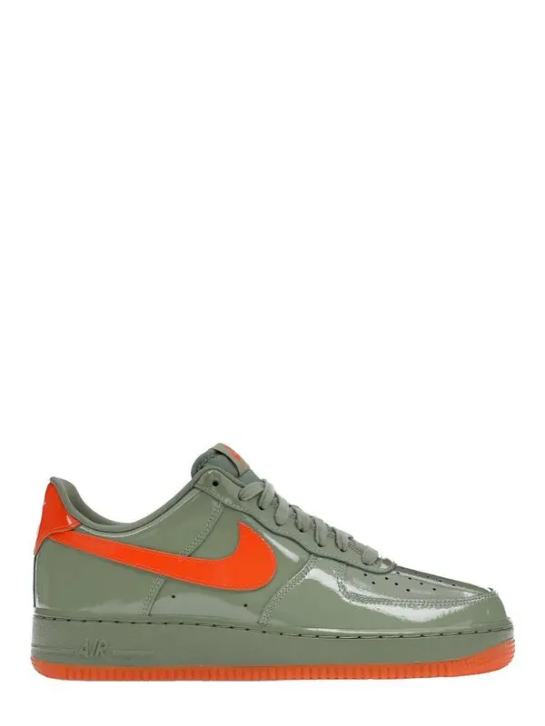 Nike Air Force 1 Low Sneakers - Oil Green/safety Orange/platinum Tint