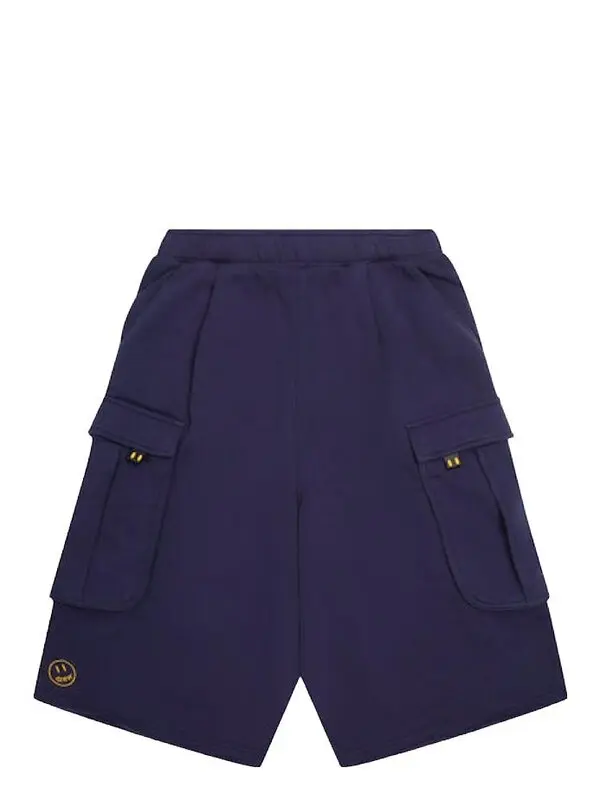 Drew House Oversized Cargo Sweatshort - Navy Blue