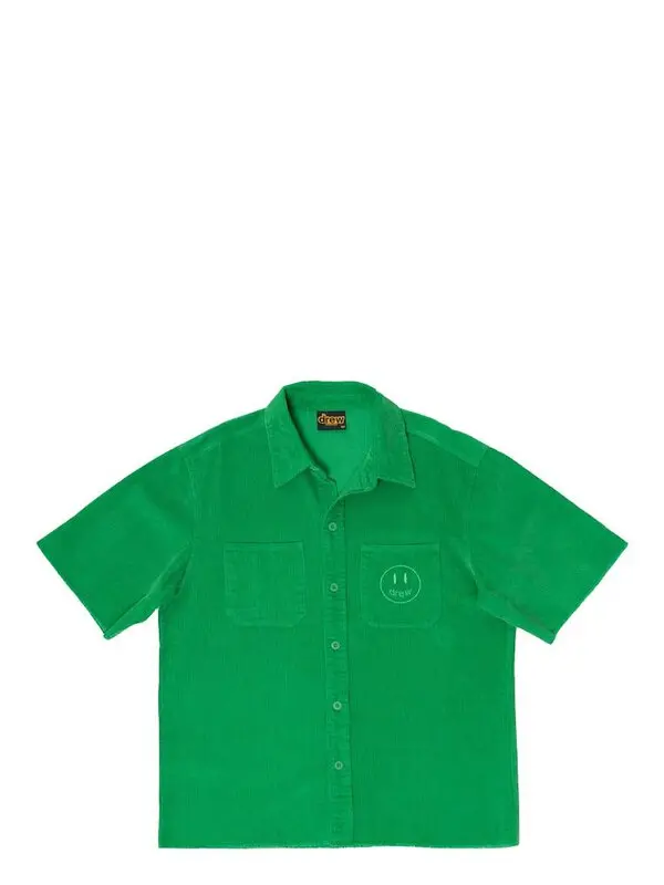 Drew House Short Sleeve Corduroy Shirt - Green