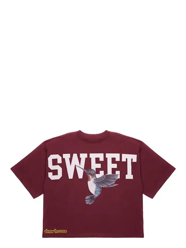 Drew House Sweet Boxy T-shirt - Maroon