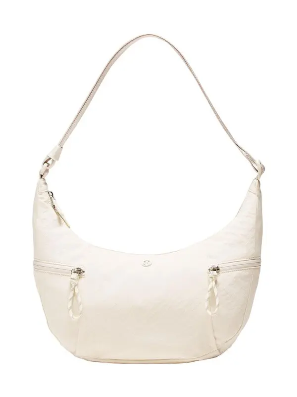 Lululemon Slouchy Sling Bag 6l - Light Ivory/silver