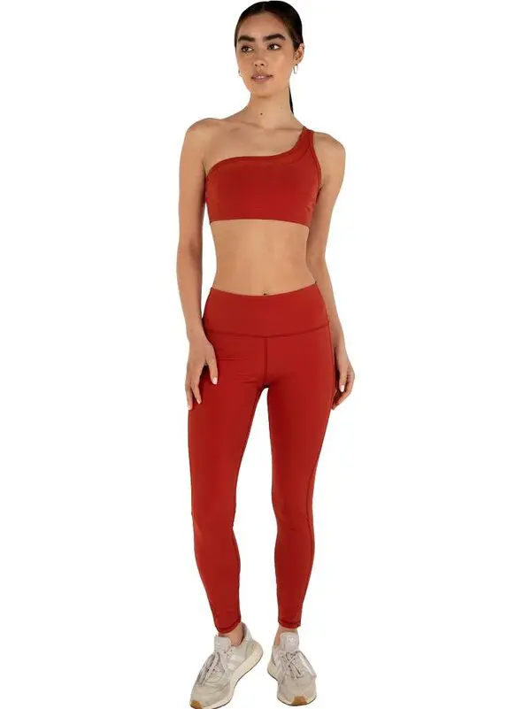 REBODY Incline Silkiflex High Waist Leggings 26 - Mars Red