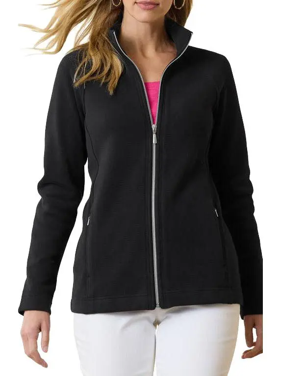 Tommy Bahama Aruba Zip Jacket - Black