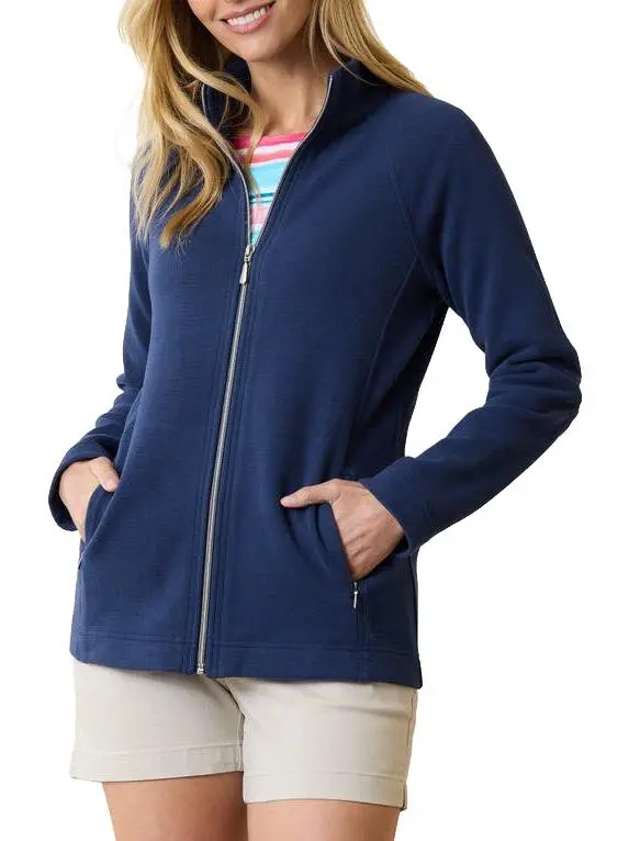 Tommy Bahama Aruba Zip Jacket - Island Navy