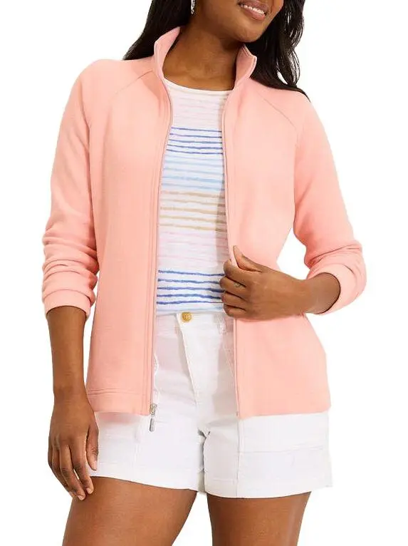 Tommy Bahama Aruba Zip Jacket - Light Salmon