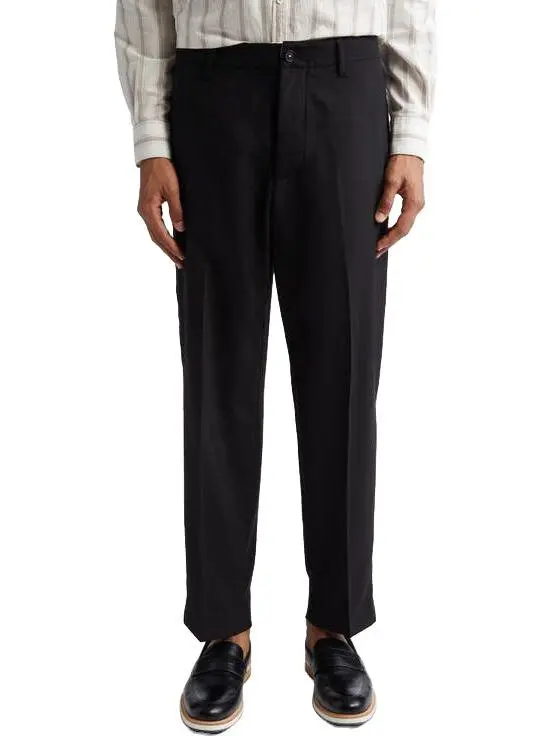 Massimo Alba Virgin Wool Trousers - Nero