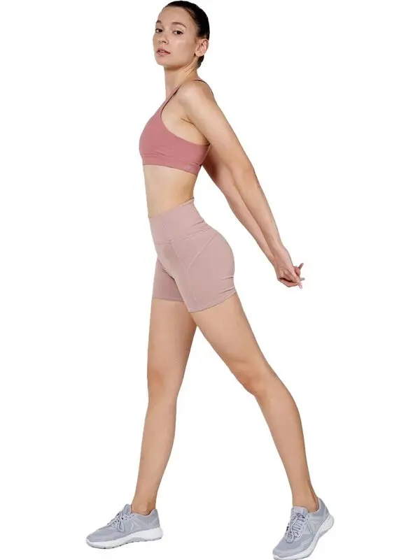 REBODY Aim Mesh Silkiflex Lite Bra - Old Rose