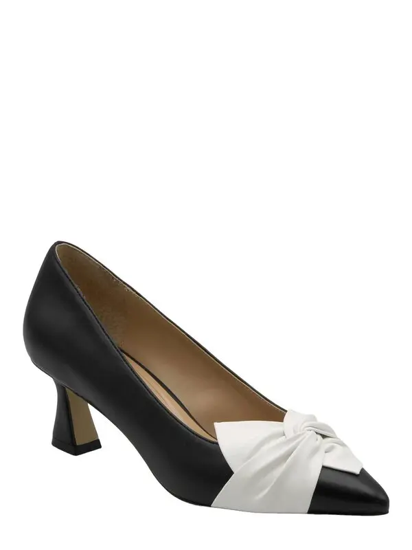 Charles By Charles David Avril Pointed Toe Pump - Blackwhite-sm