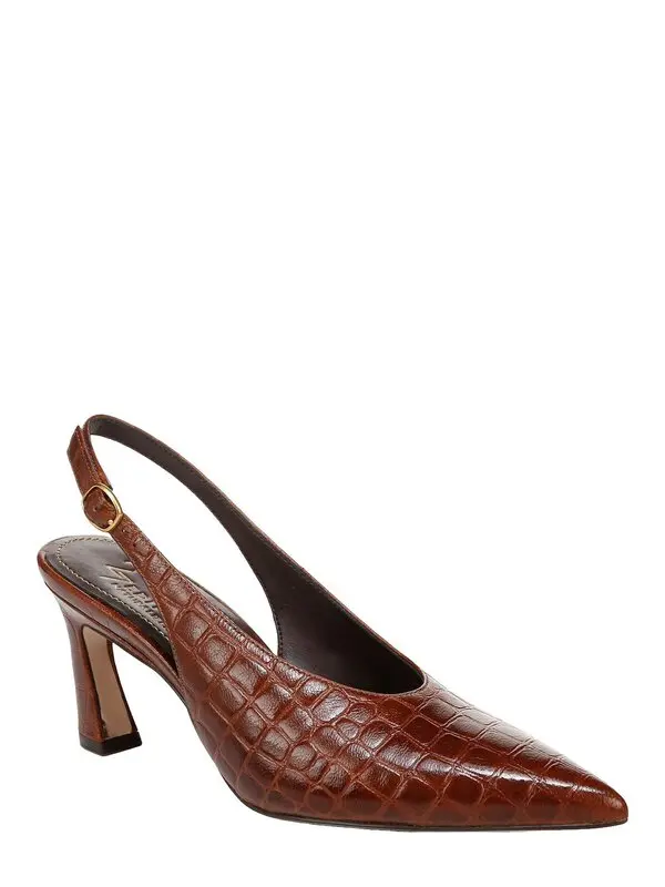 27 EDIT NATURALIZER Elaine Slingback Pumps - Dark English Tea Brown