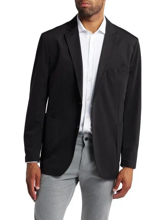 Johnston & Murphy Xc Flex® Solid Knit Sport Coat - Black