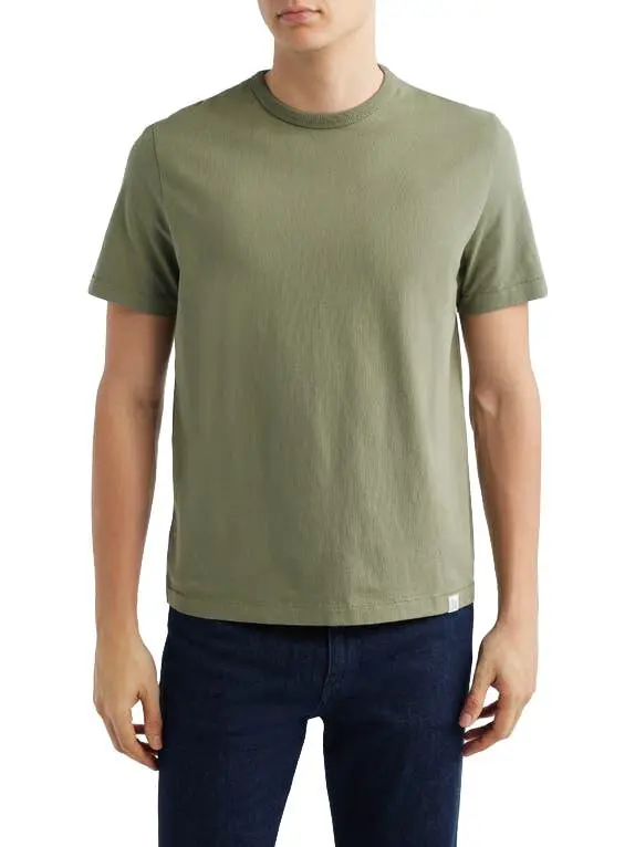MERZ B. SCHWANEN Organic Cotton Tee - Light Army