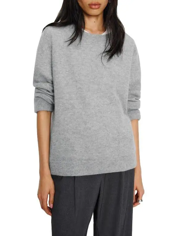 REFORMATION Oversized Cashmere & Wool Sweater - Granite