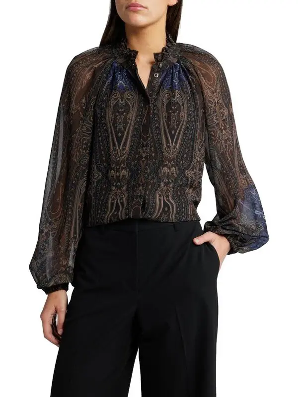 Kobi Halperin Sofiana Paisley Blouse - Coco Multi