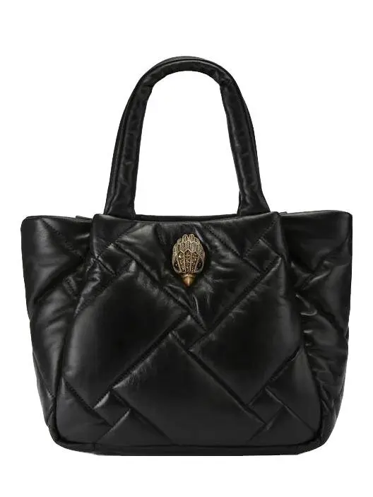 Kurt Geiger Medium Kensington Puff Quilted Leather Shopper Bag - Black