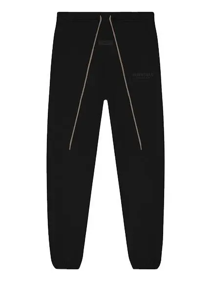 Fear Of God Essentials Sweatpants - Jet Black/tan