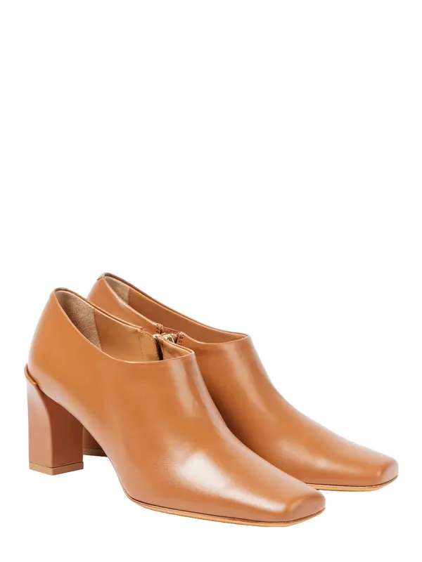 TOD'S Leather Ankle Boots - Brown
