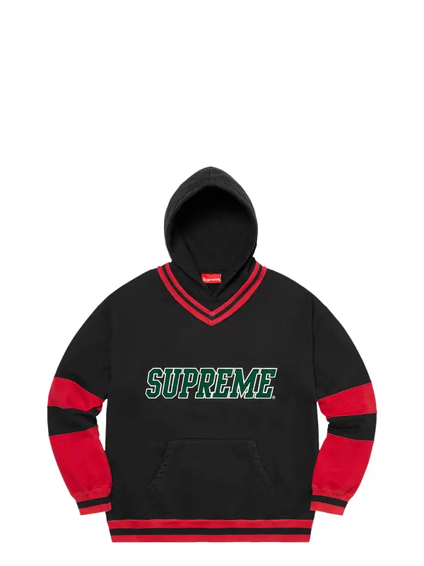 Supreme Hockey Hooded Sweatshirt - Black