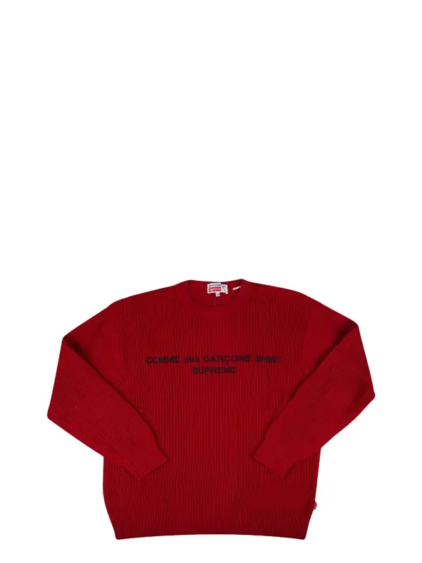 Supreme X Comme Des Garçons Shirt Sweater - Red