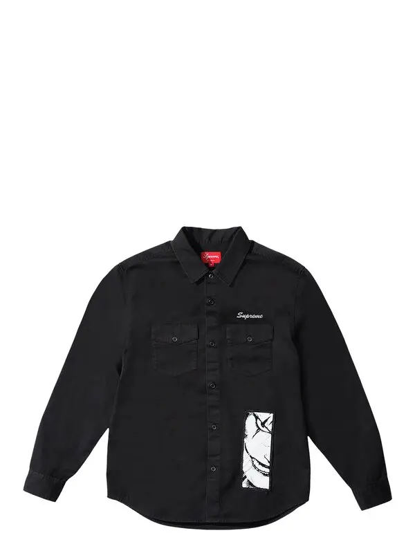 Supreme X The Crow Work Shirt - Black