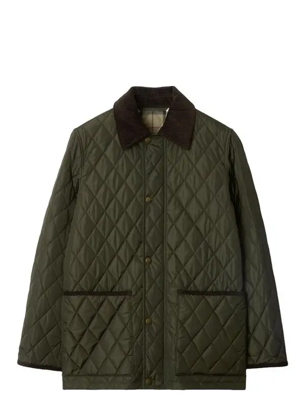 Burberry Quilted Nylon Barn Jacket - Shale/brush