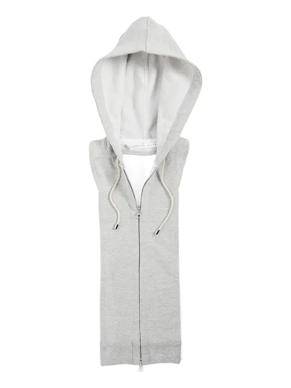 Veronica Beard Hoodie Dickey - Heather Grey