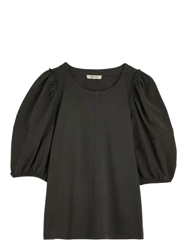 Madewell Puff-sleeve Tee - Dark Surplus