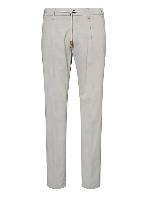 Eleventy Stretch-wool Jogging Bottoms - Gray