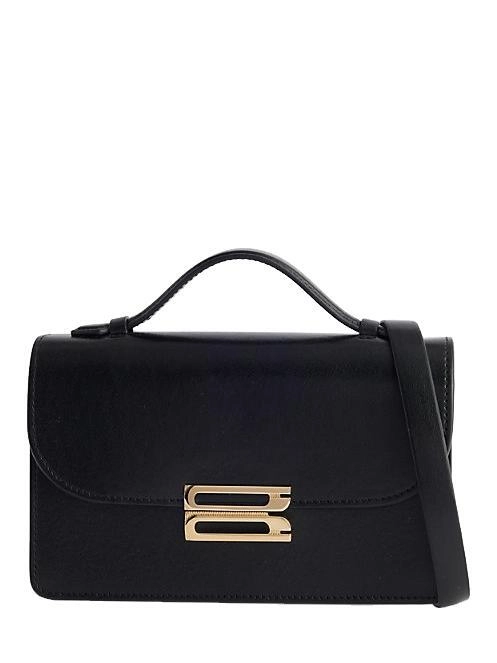 Victoria Beckham Dorian Mini Leather Cross-body Bag - Black