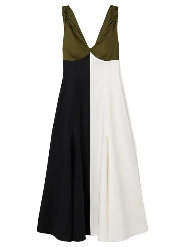 LA LIGNE Christine Color-block Midi Dress - Multi