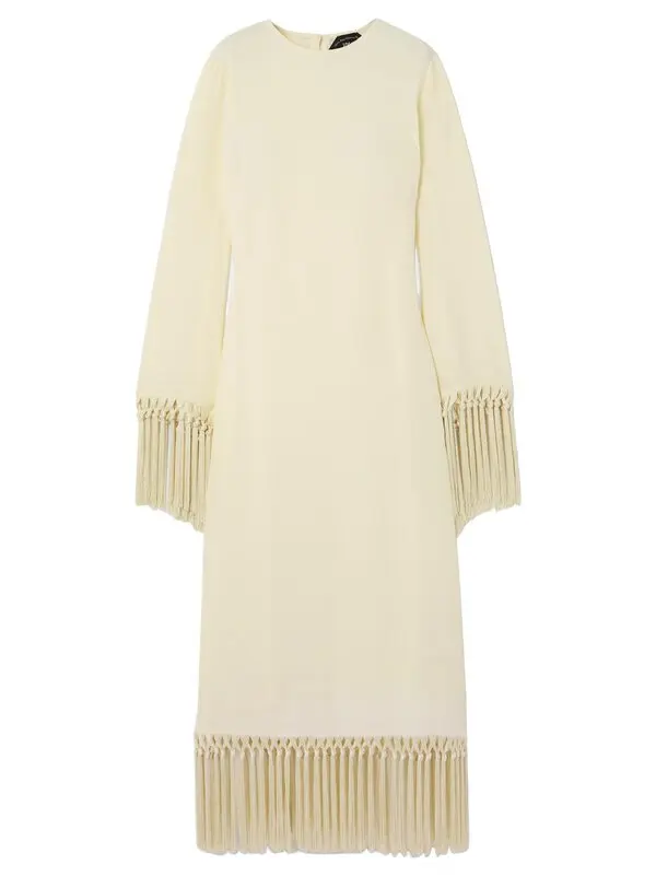 TALLER MARMO Claudia Venti Cady Midi Dress - Neutrals