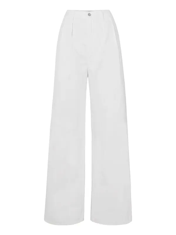 Citizens Of Humanity Net Sustain Maritzy Pleated Boyfriend Organic Jeans - Neutrals