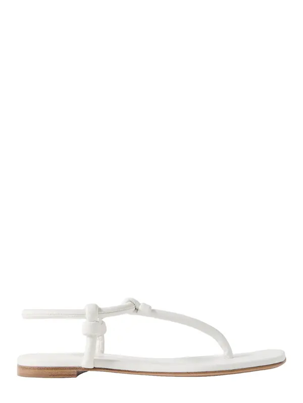 GIANVITO ROSSI Juno Thong Sandals - White