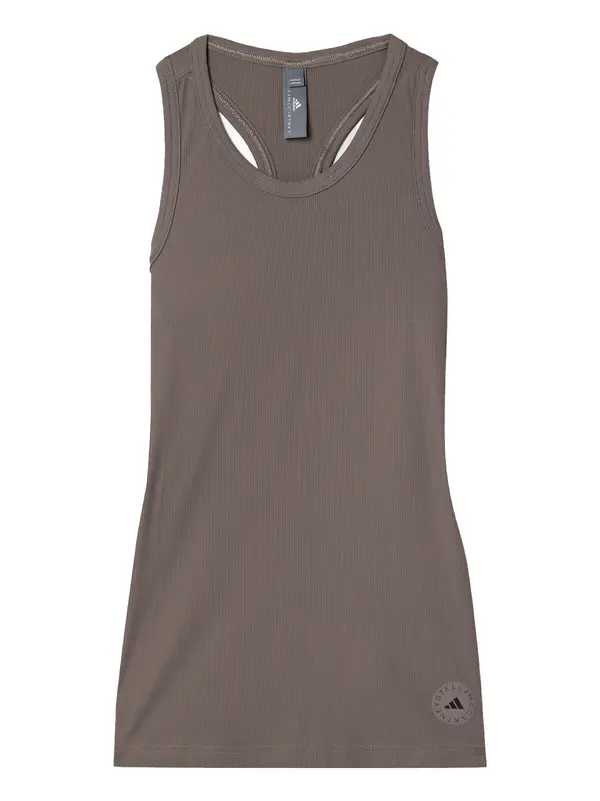Adidas By Stella McCartney Truecasuals Ribbed Stretch Tank Top - Neutrals