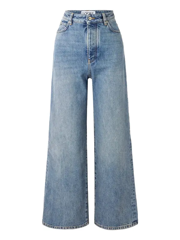 Loewe High-rise Wide-leg Jeans - Blue