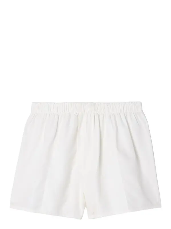 CDLP Tencel™ Lyocell Pajama Shorts - White