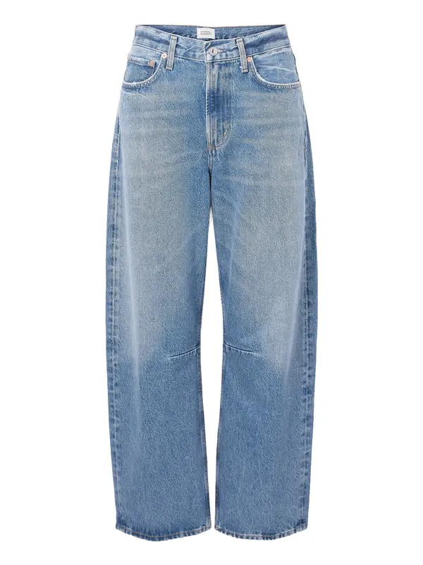 Citizens Of Humanity Miro Mid-rise Barrel-leg Recycled Jeans - Blue