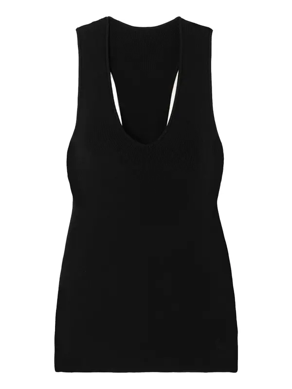 ST. AGNI Tencel™ Lyocell-blend Tank - Black