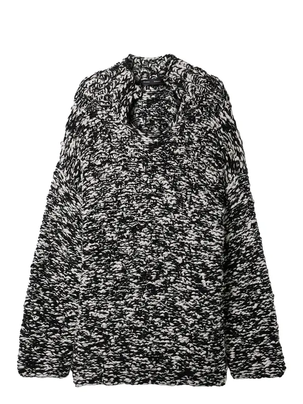 Proenza Schouler Oversized Wool Sweater - Black
