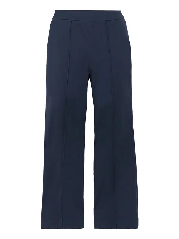 Staud Knack Stretch-jersey Straight-leg Pants - Blue