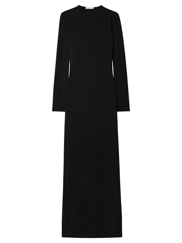 THE ROW Wai Stretch-jersey Maxi Dress - Black