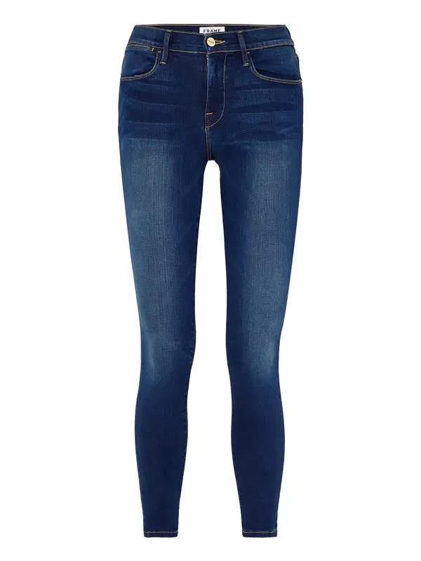 FRAME Le High Skinny Jeans - Blue