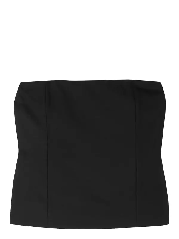 THE ROW Melini Strapless Top - Black