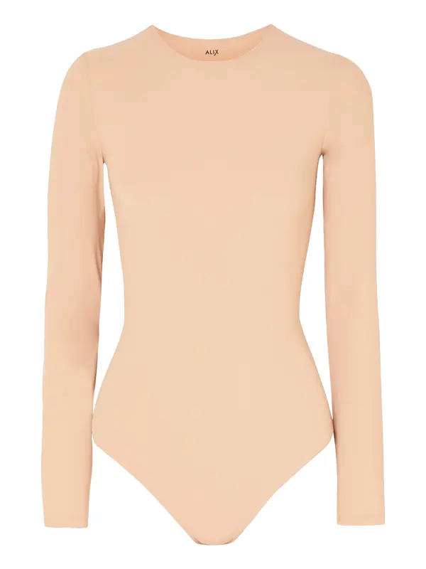 ALIX NYC Leroy Stretch-jersey Thong Bodysuit - Neutrals