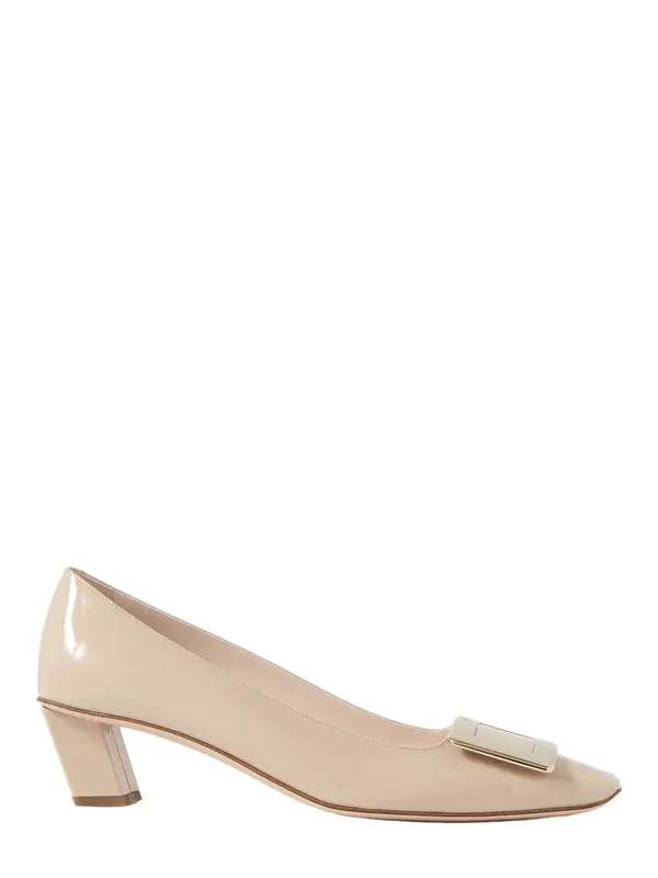 ROGER VIVIER Belle Vivier 45 Patent-leather Pumps - Pink