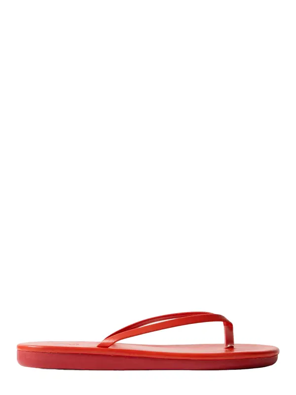 ANCIENT GREEK SANDALS Saionara Leather Flip-flops - Red