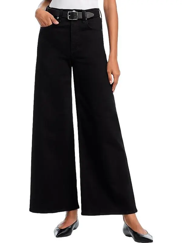 Rag & Bone Flexi Sofie High-rise Wide-leg Jeans - Black