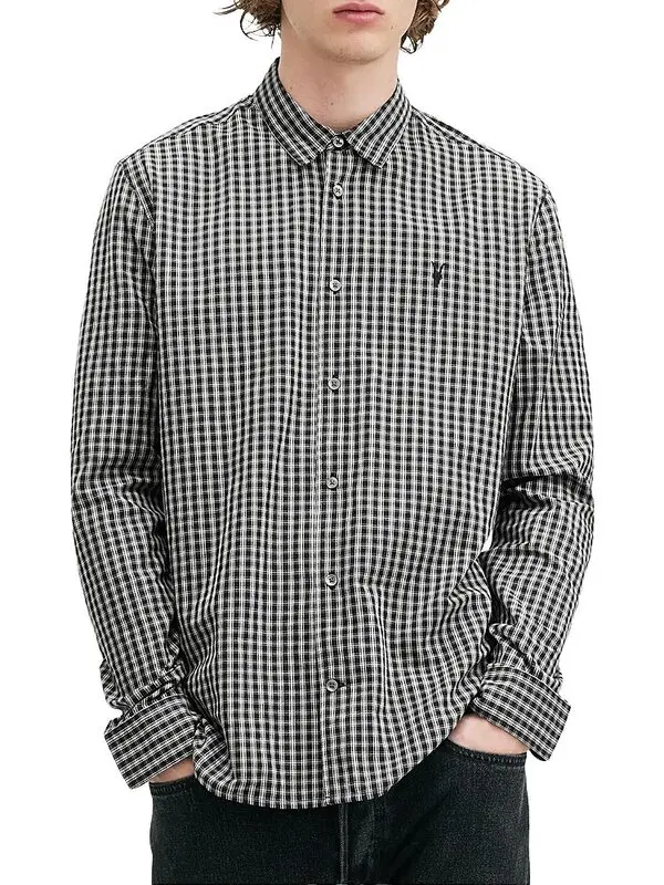 ALLSAINTS Neo Regular Fit Shirt - Black/white