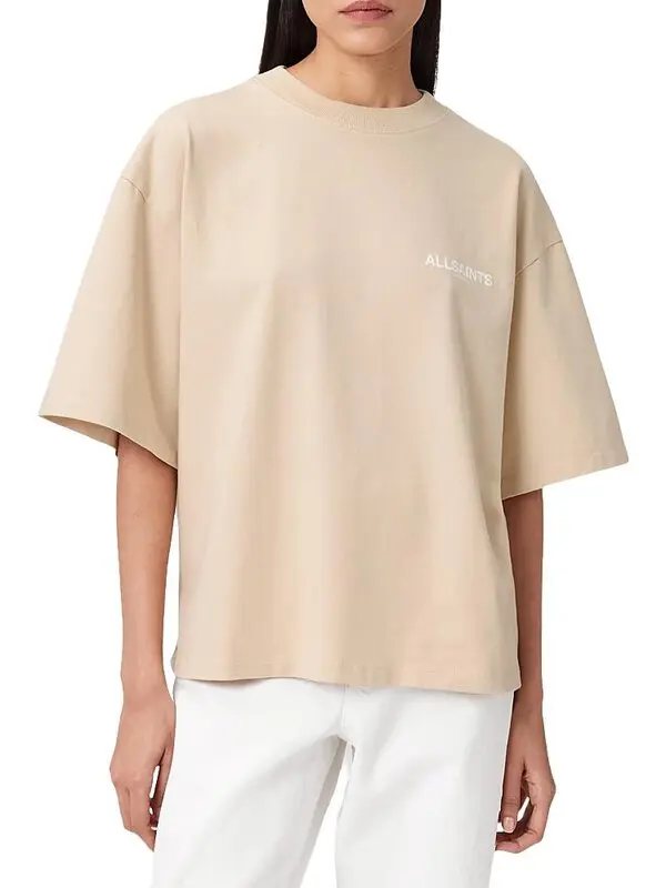 ALLSAINTS Guardian Amelie Tee - Sandy White